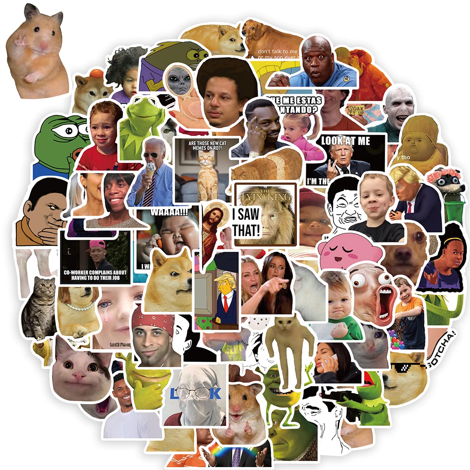 Buy WOCOCO Funny Meme Stickers 100 Pcs Vinyl Vine Stickers Pack buy-wococo-funny-meme-stickers-100-pcs-vinyl-vine-stickers-pack