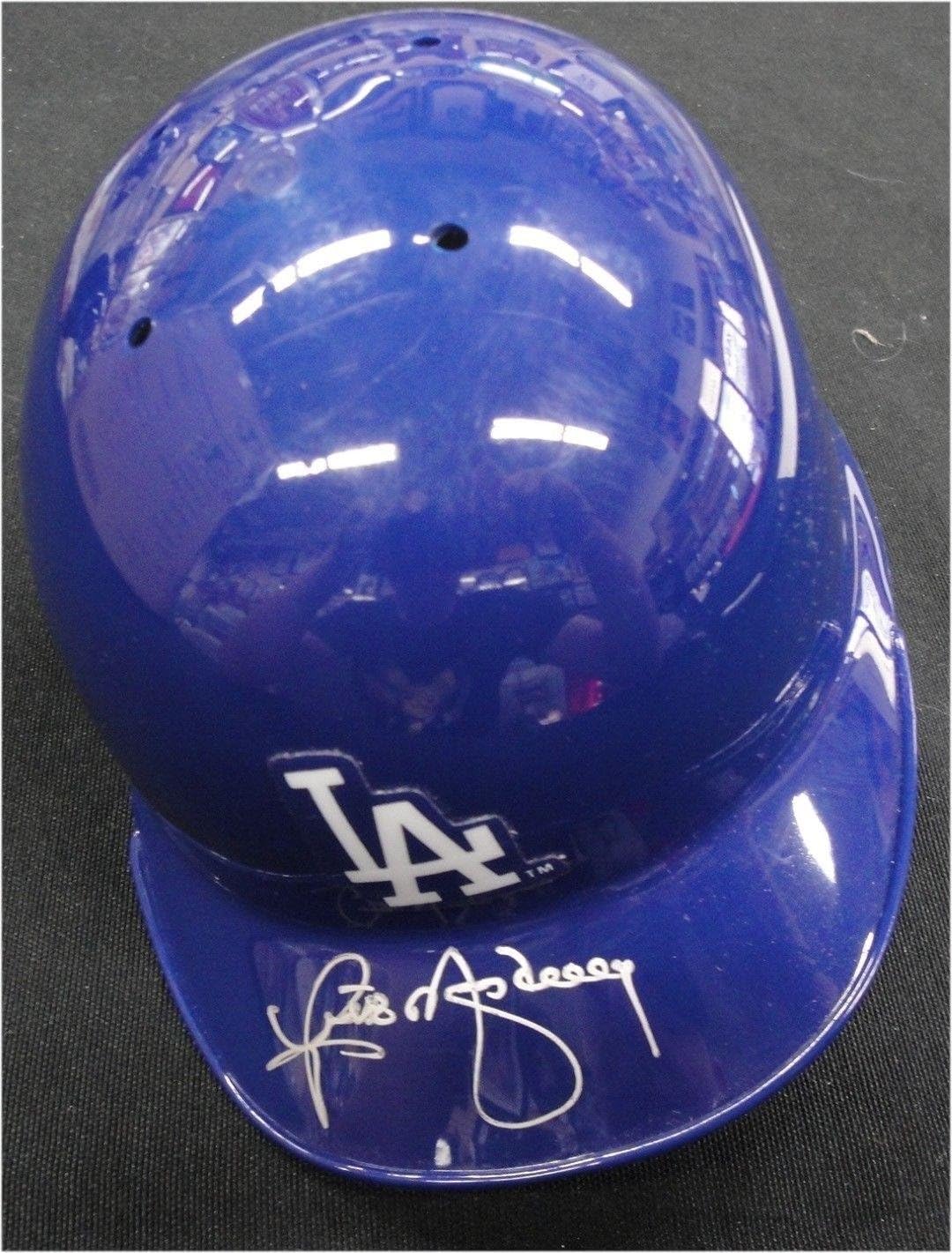 Amazon.com: Rick Monday Hand Signed Autographed Mini Helmet Los Angeles ...