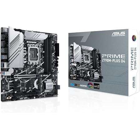 Amazon.com: ASUS Prime Z790M-Plus LGA 1700(Intel 12th&13th Gen ...