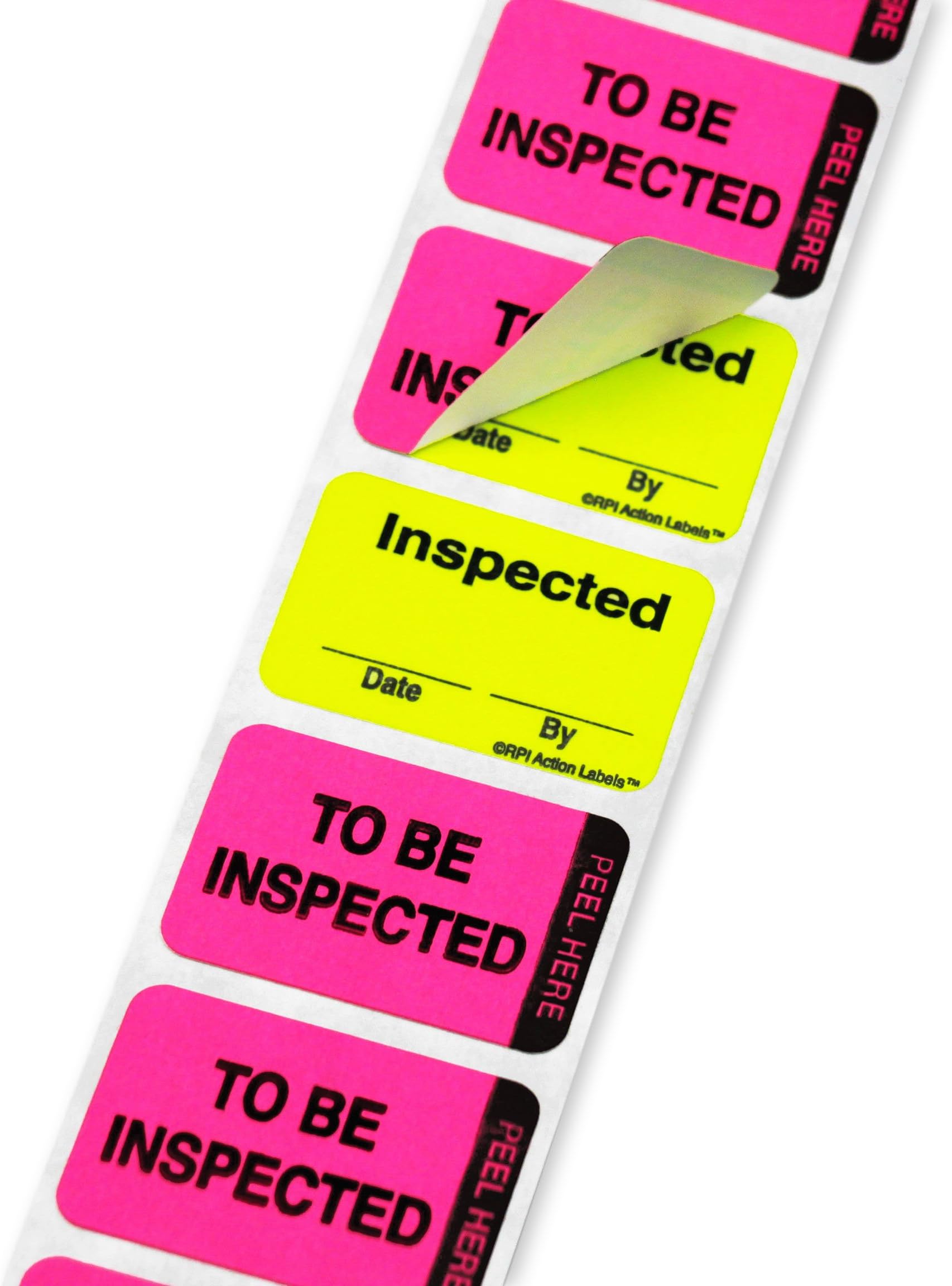 Amazon.com : 350 Calibration Labels RED Rejected Inspection Quality ...