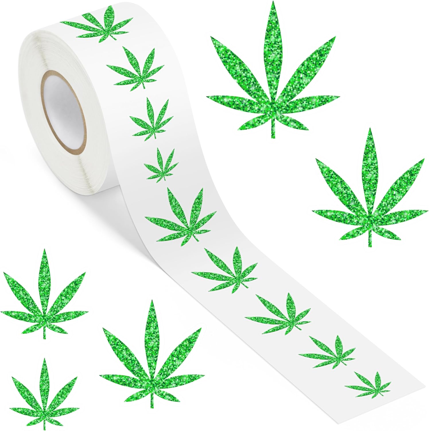 Amazon.com: BHronony Weed Marijuana Stickers for Adult - 1 Roll 1000pcs ...