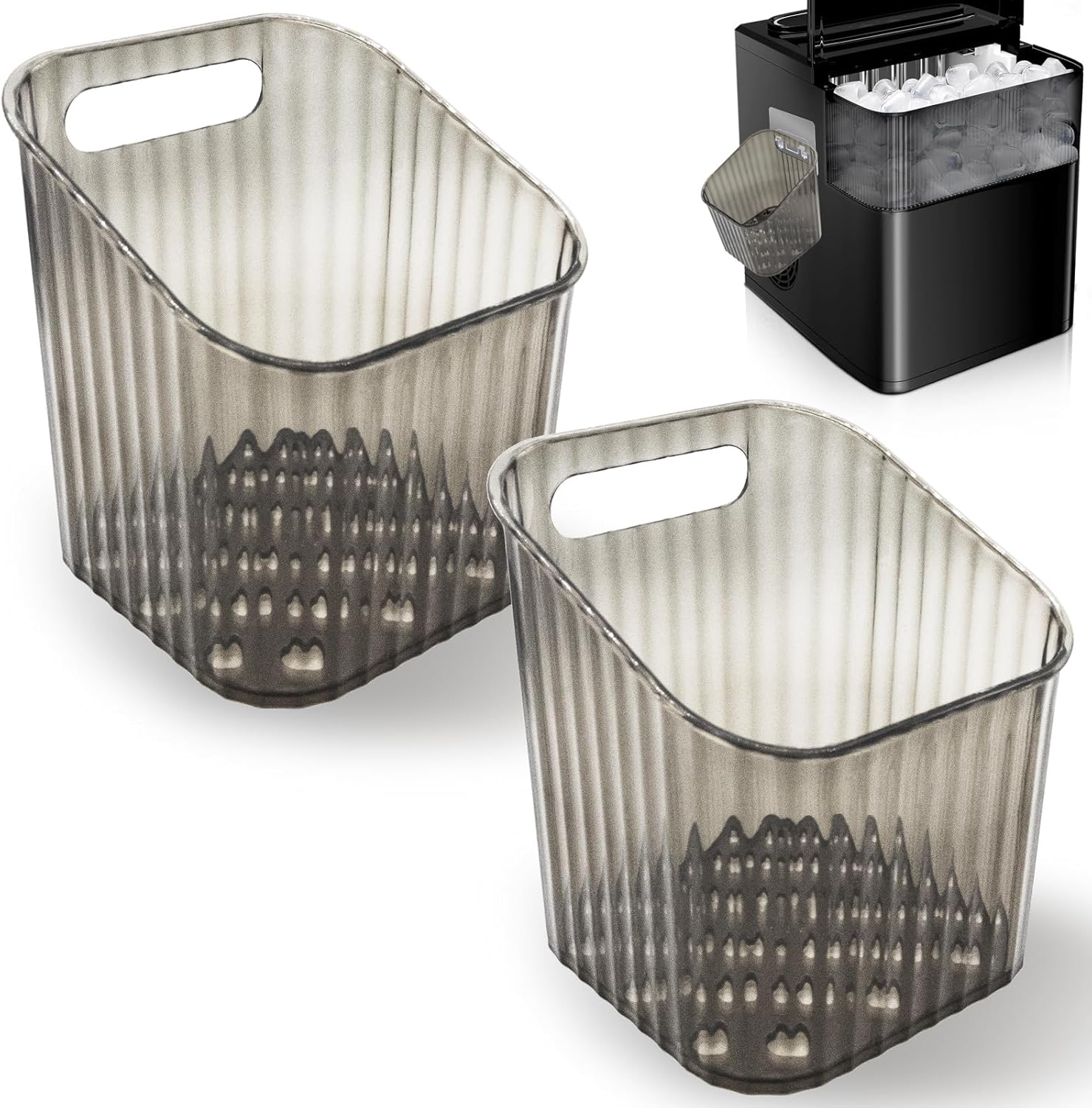 Amazon.com: 2 Pack Ice Scoop Holder, Ice Maker Scoop Holder for ...