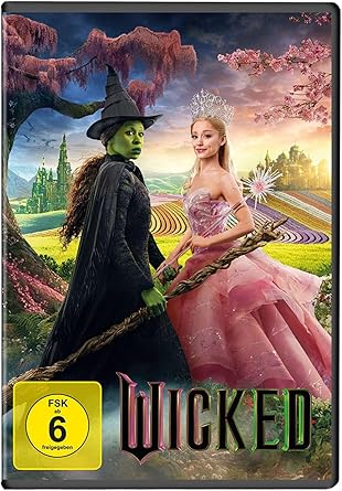 Wicked (DVD): Amazon.co.uk: Grande, Ariana, Erivo, Cynthia, Goldblum ...