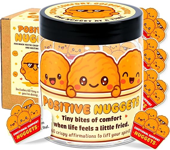 Amazon.com: Emotional Support Nugget – Chicken Nugget Gifts - 60 ...