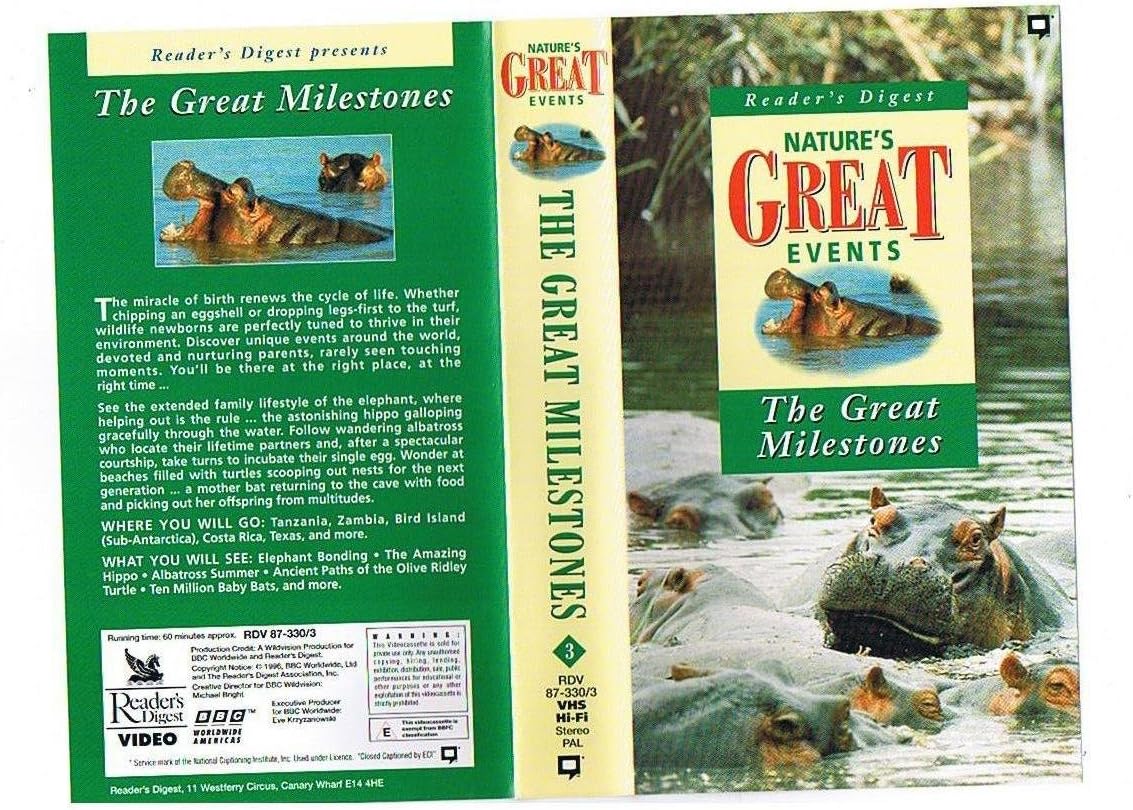 Nature's Great Events:The Great Milestones. Readers Digest : Amazon.co ...