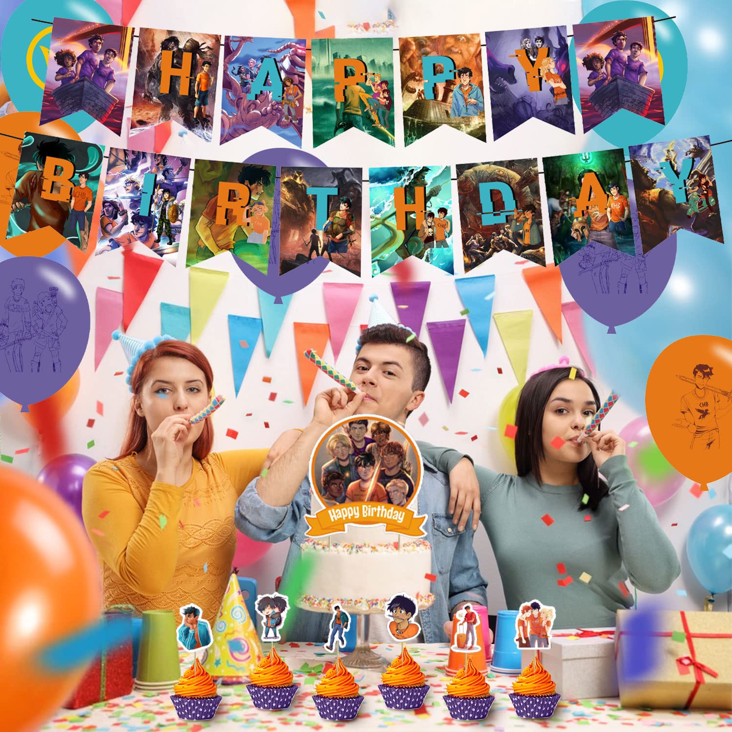 Snapklik.com : Birthday Party Decorations, Fantasy Adventure Theme ...