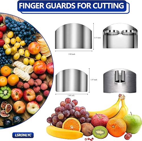 Protector de dedos para cortar alimentos 6 protectores de dedos ...