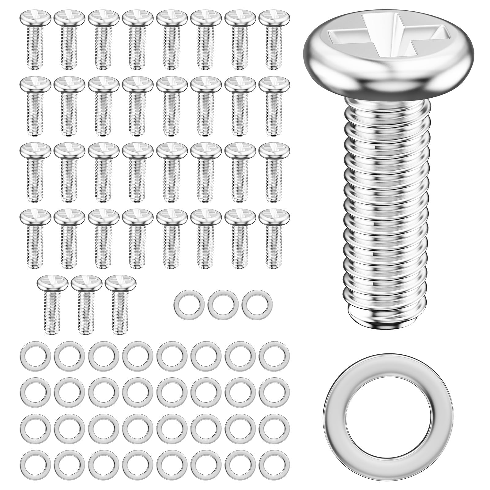 Amazon.com: 35 Pack M4 X 12mm TV Mount Screws with Spacer for 30 Inch ...