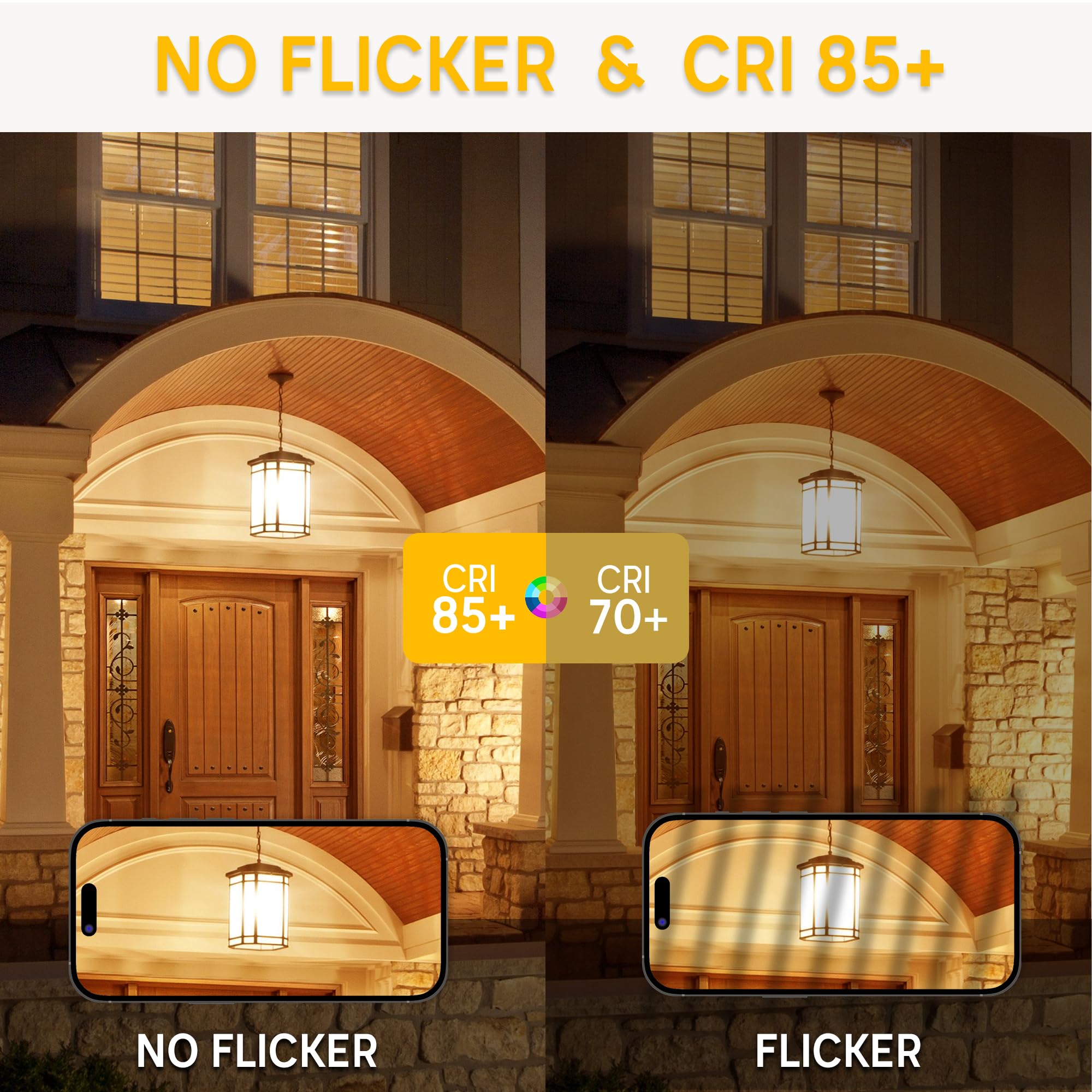 Snapklik.com : 250-300W Equivalent LED Light Bulbs, 3000 Lumens Warm ...