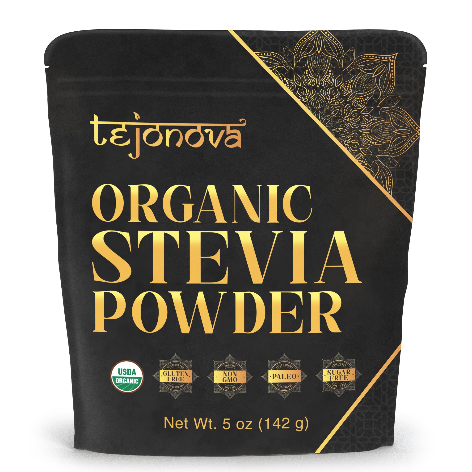 Amazon.com: tejonova Organic Stevia Powder, 5oz, Stevia Sweetener ...