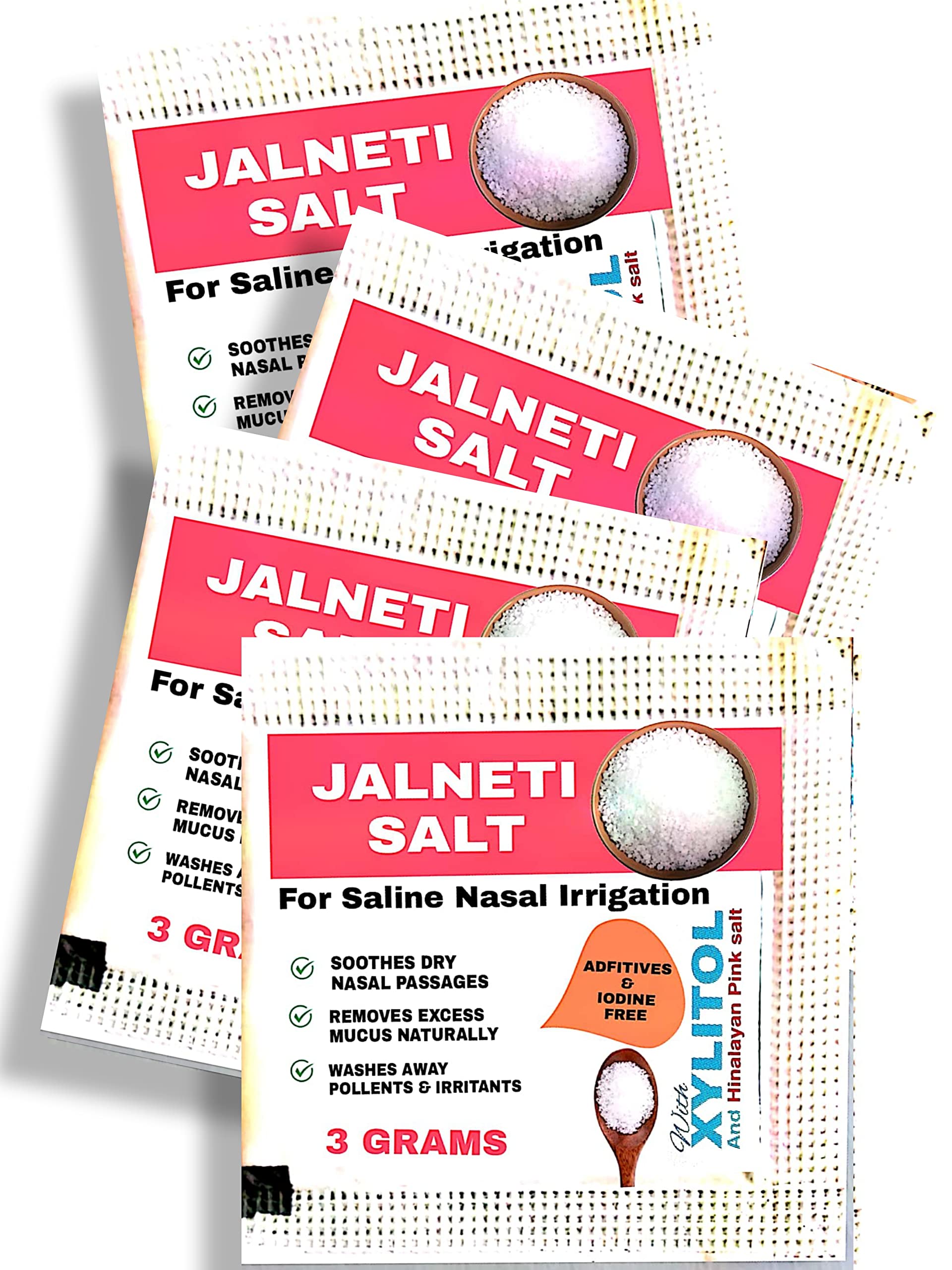 Buy AYURTECH Jala neti Salt Satchets with Himalayan Pink Salt + Xylitol ...
