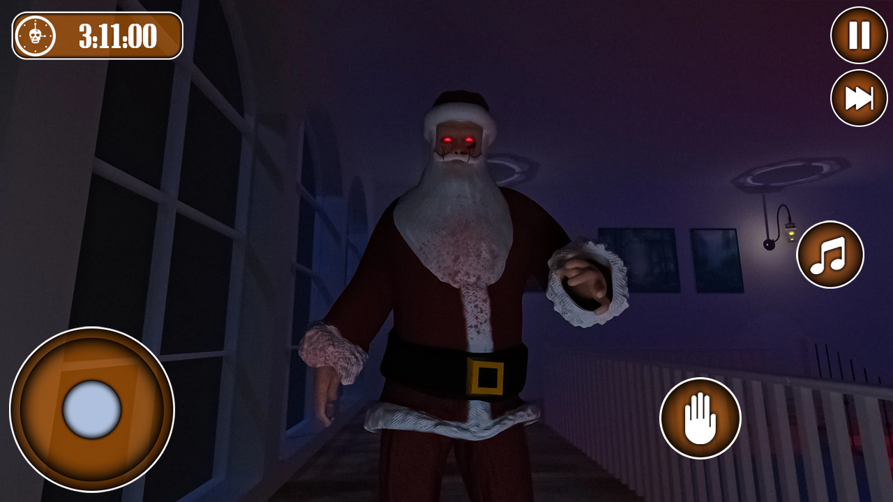 Scary Crazy Santa Horror House Christmas Escape Simulator Spooky Fun 3D ...