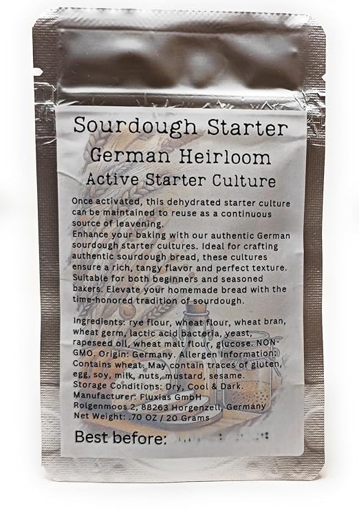 Amazon.com : German Sourdough Starter - Active Sourdough Starter for ...