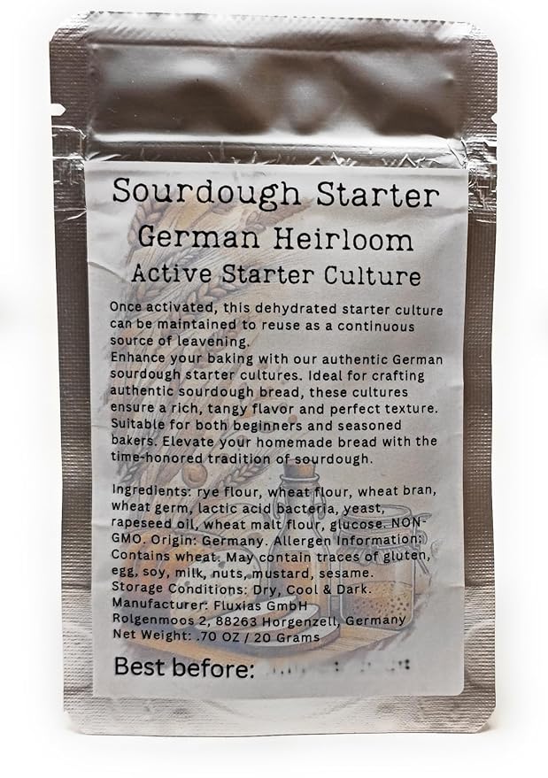 Amazon.com : German Sourdough Starter - Active Sourdough Starter for ...