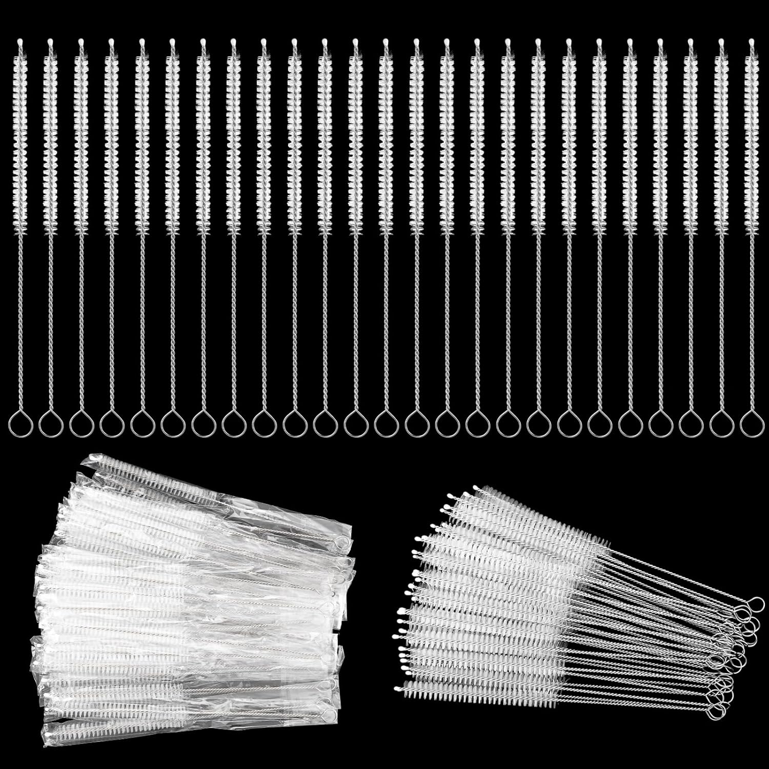 Amazon.com: TrelaCo 100 Pcs Tracheostomy Cleaning Brushes Trach Brush ...