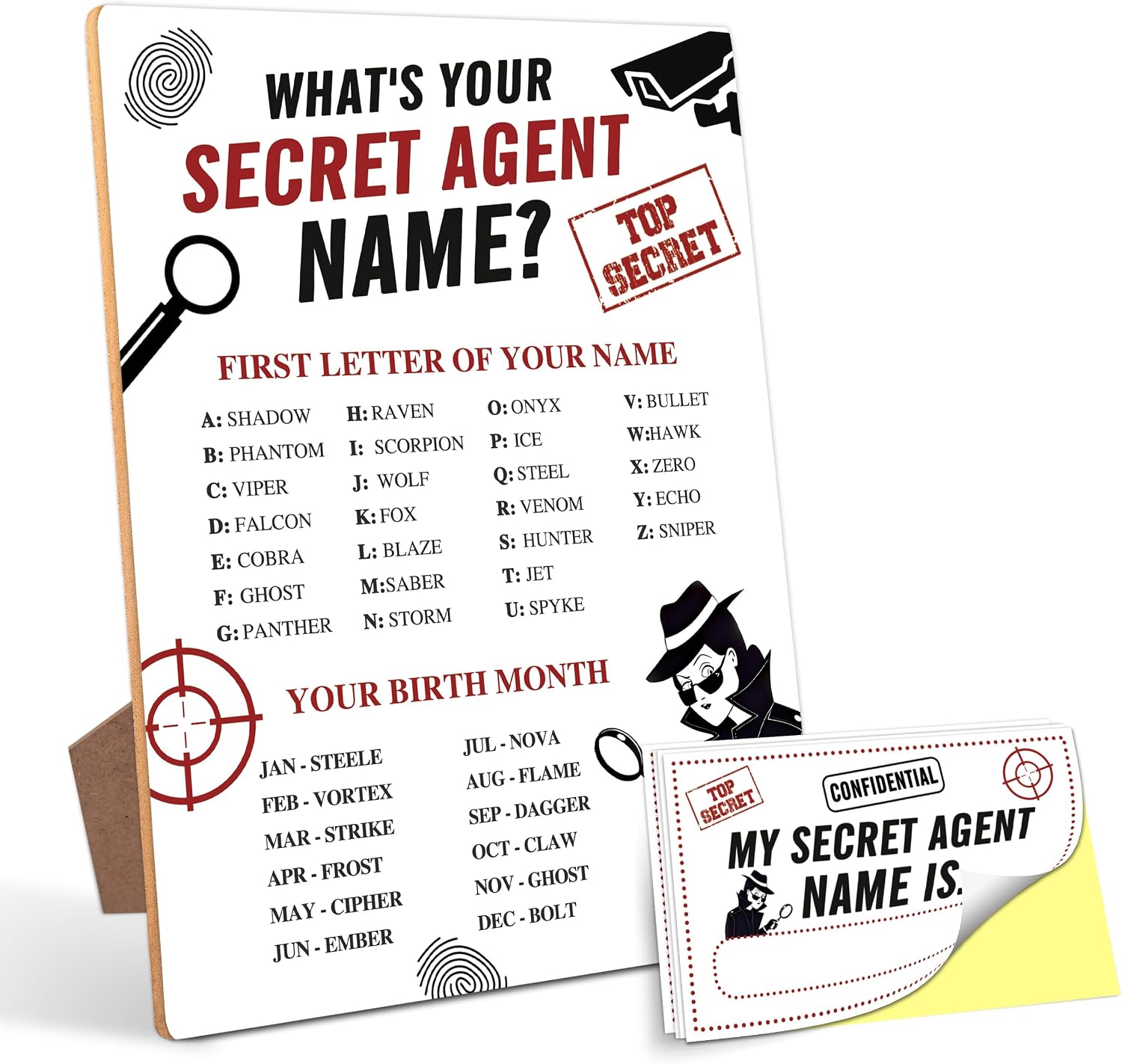Amazon.com: Secret Agent Birthday Party Decoration, Secret Agent Party ...