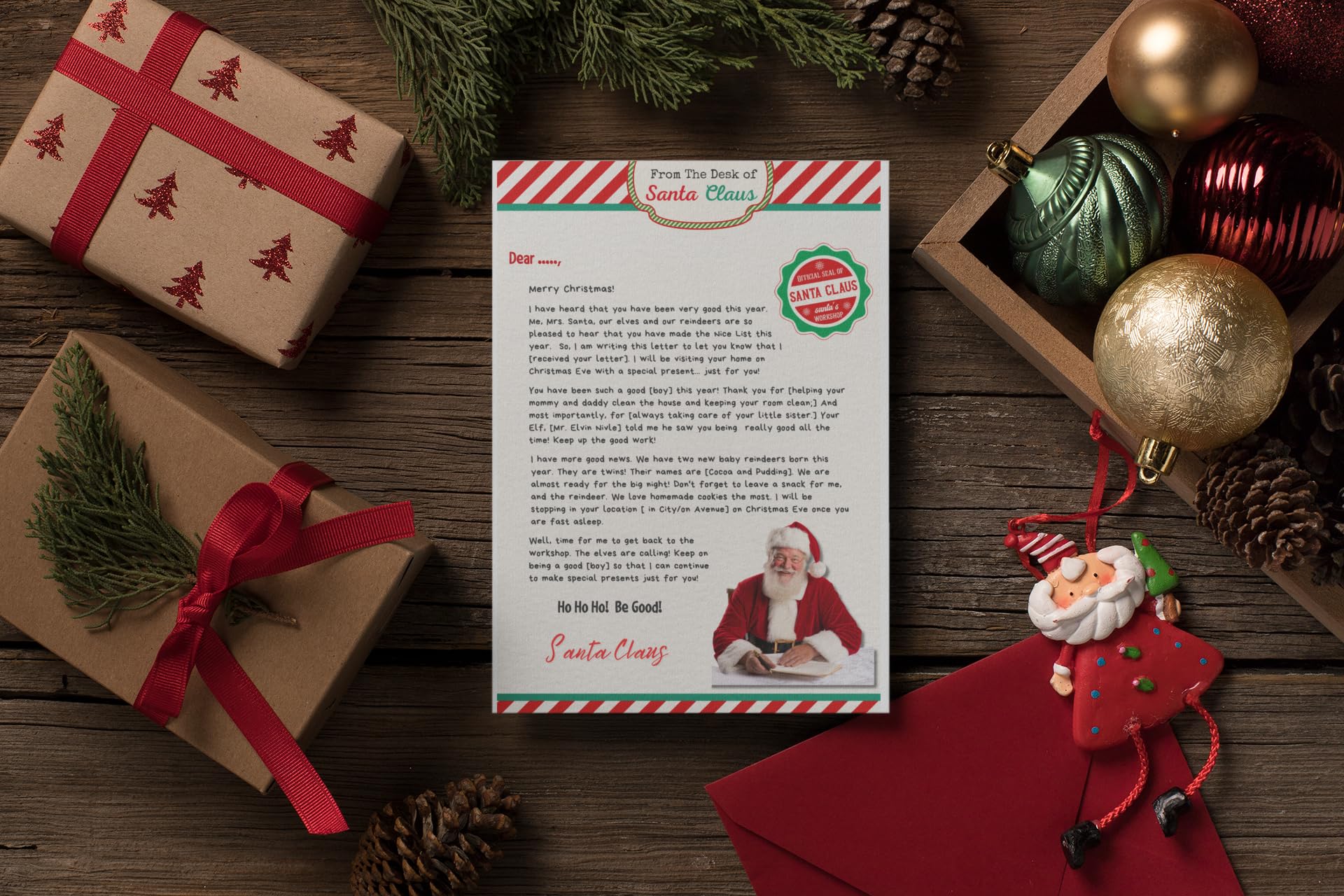Carta Personalizada De Santa