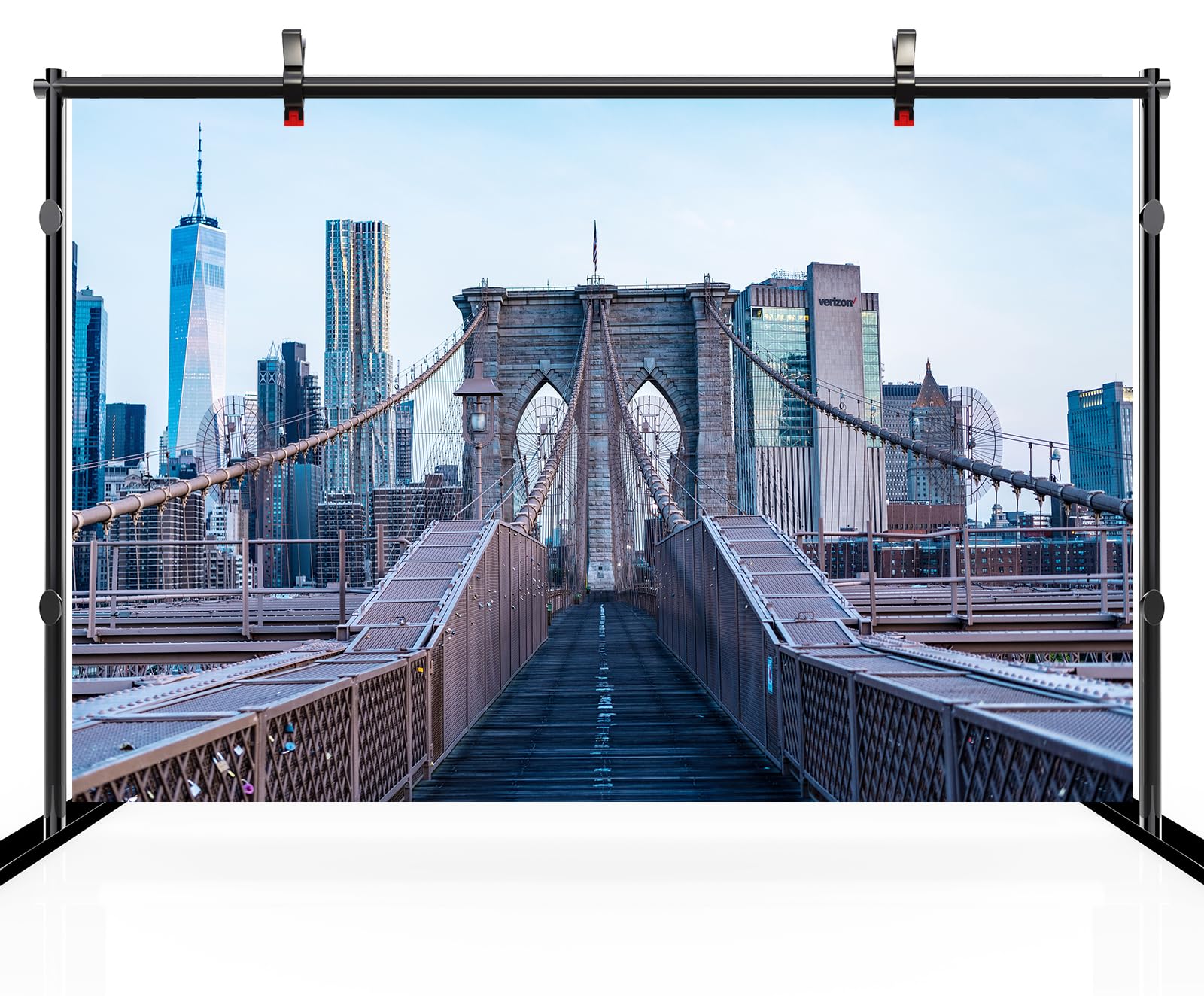 Brooklyn Bridge Backdrop The Brooklyn Bridge With Lower Manhattan In