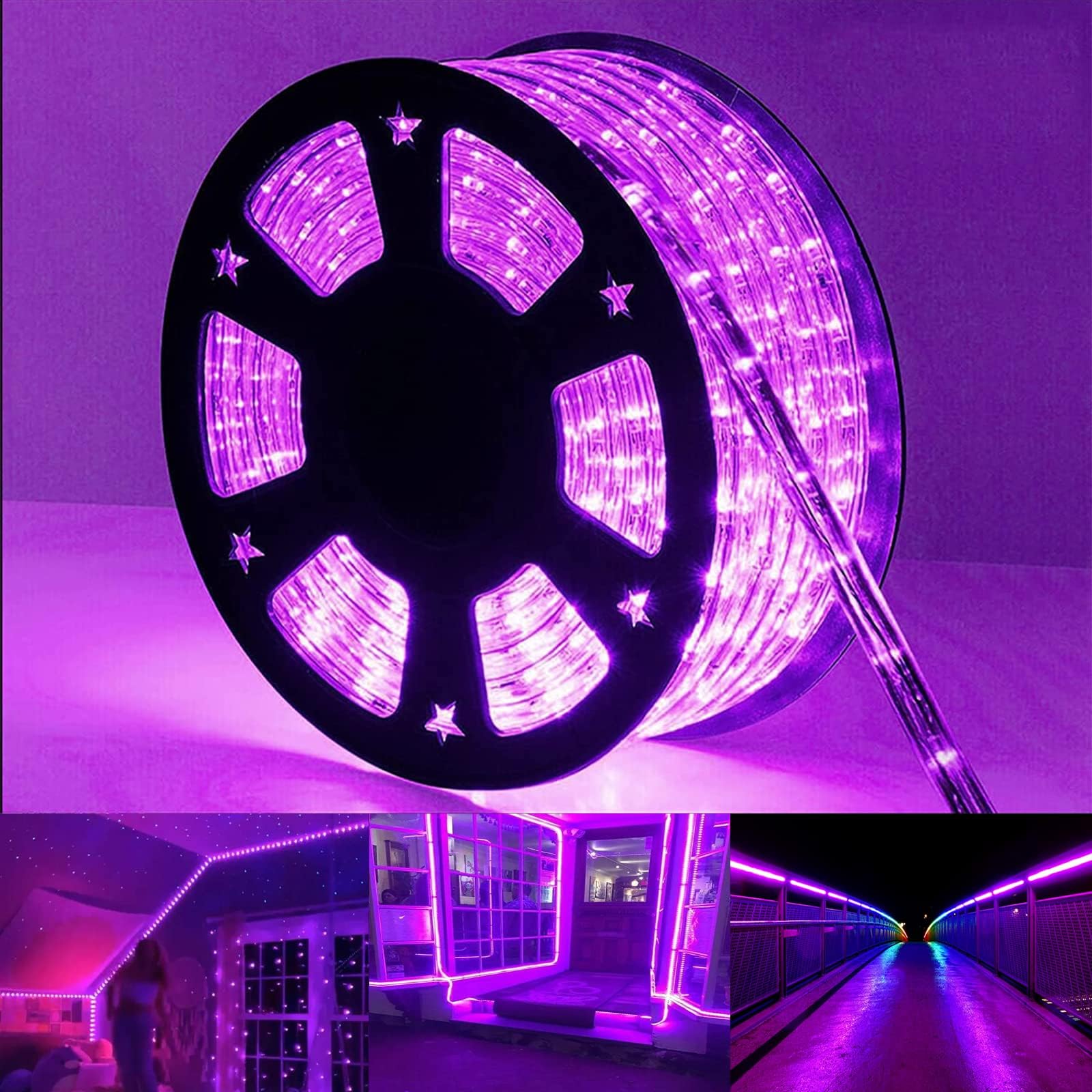 Amazon.com: NEONLG 14400lm LED Neon Flex with Clips, 16.4ft Neon Rope ...