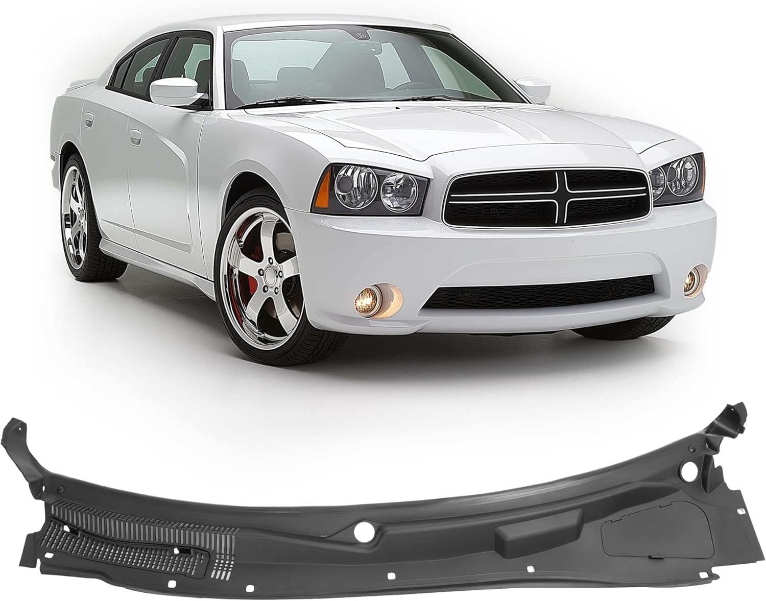 Amazon.com: KUAFU Front Windshield Wiper Cowl Panel Motor Cover ...