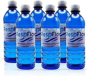Amazon.com: Distilled Premium Water for CPAP Machines by RespFlow for ResMed, Respironics ...