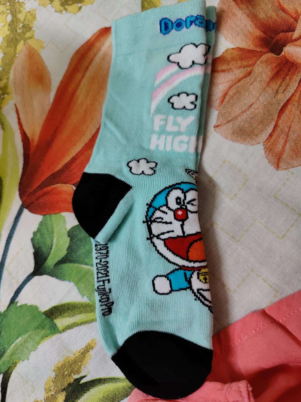 Buy Bonjour Doraemon Cartoon/Character Full Length Socks for Kids- Pack ...