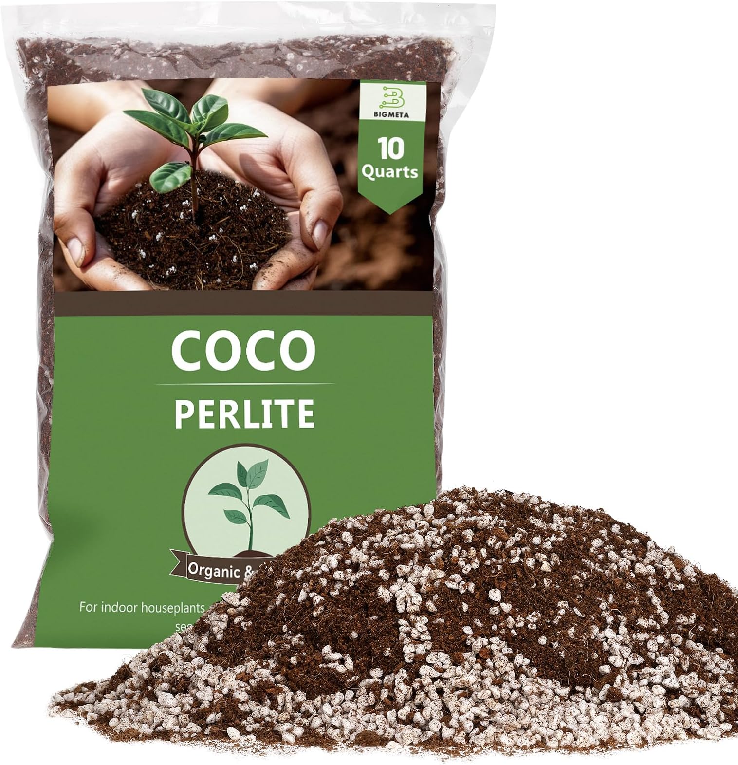 Amazon.com : Coco Coir Perlite Mix Premium Pure Blend 70/30 RHP ...