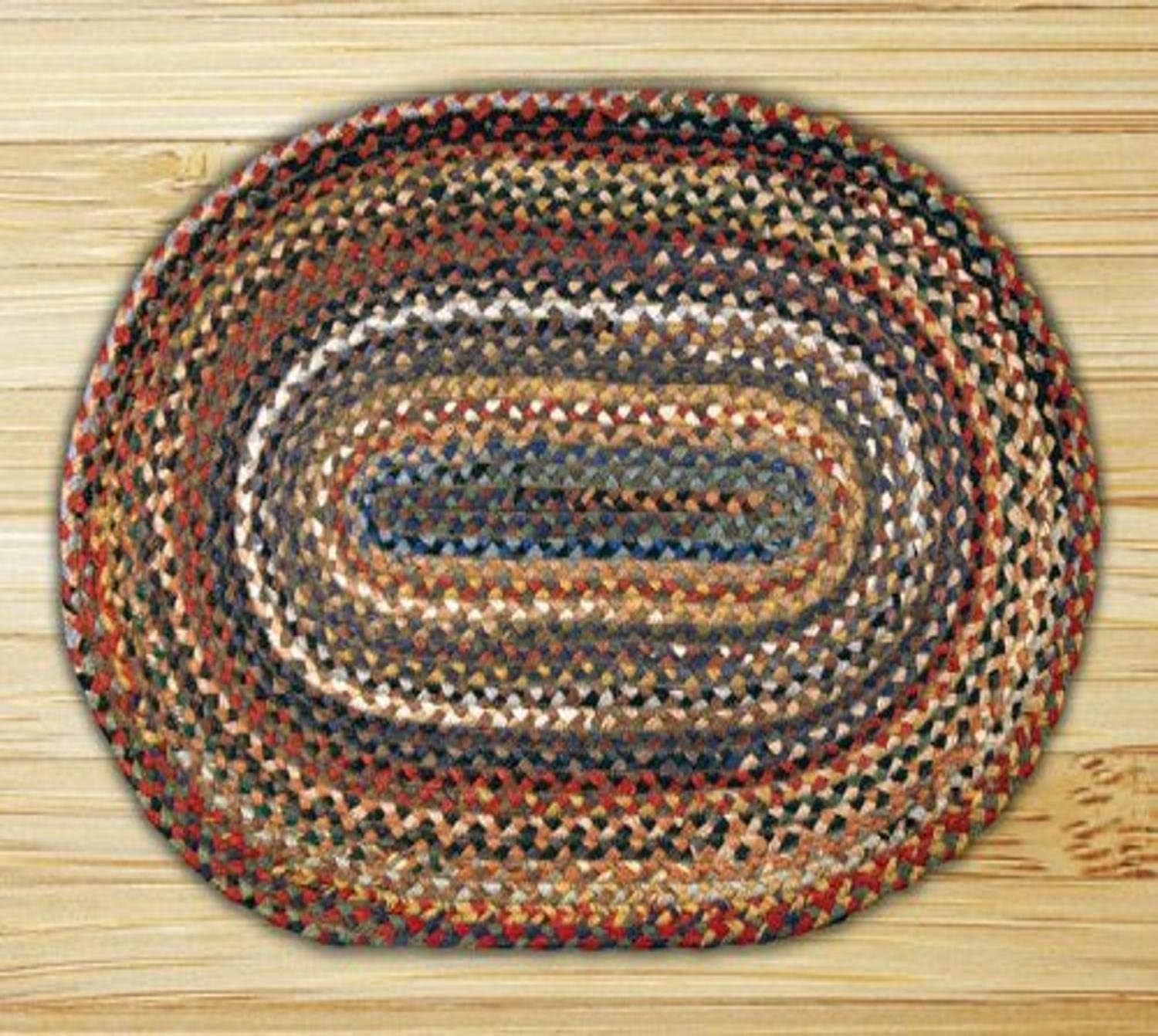 Amazon.com: Earth Rugs C-9-93 Black and Tan 20x30 Oval Braided Rug, 20 ...