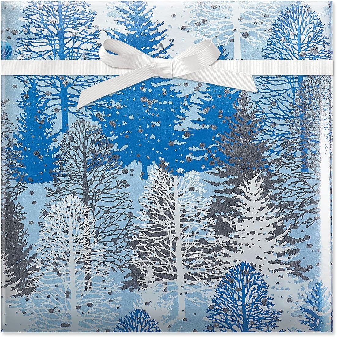 Amazon.com: Hallmark Rustic Recyclable Christmas Wrapping Paper (6 ...