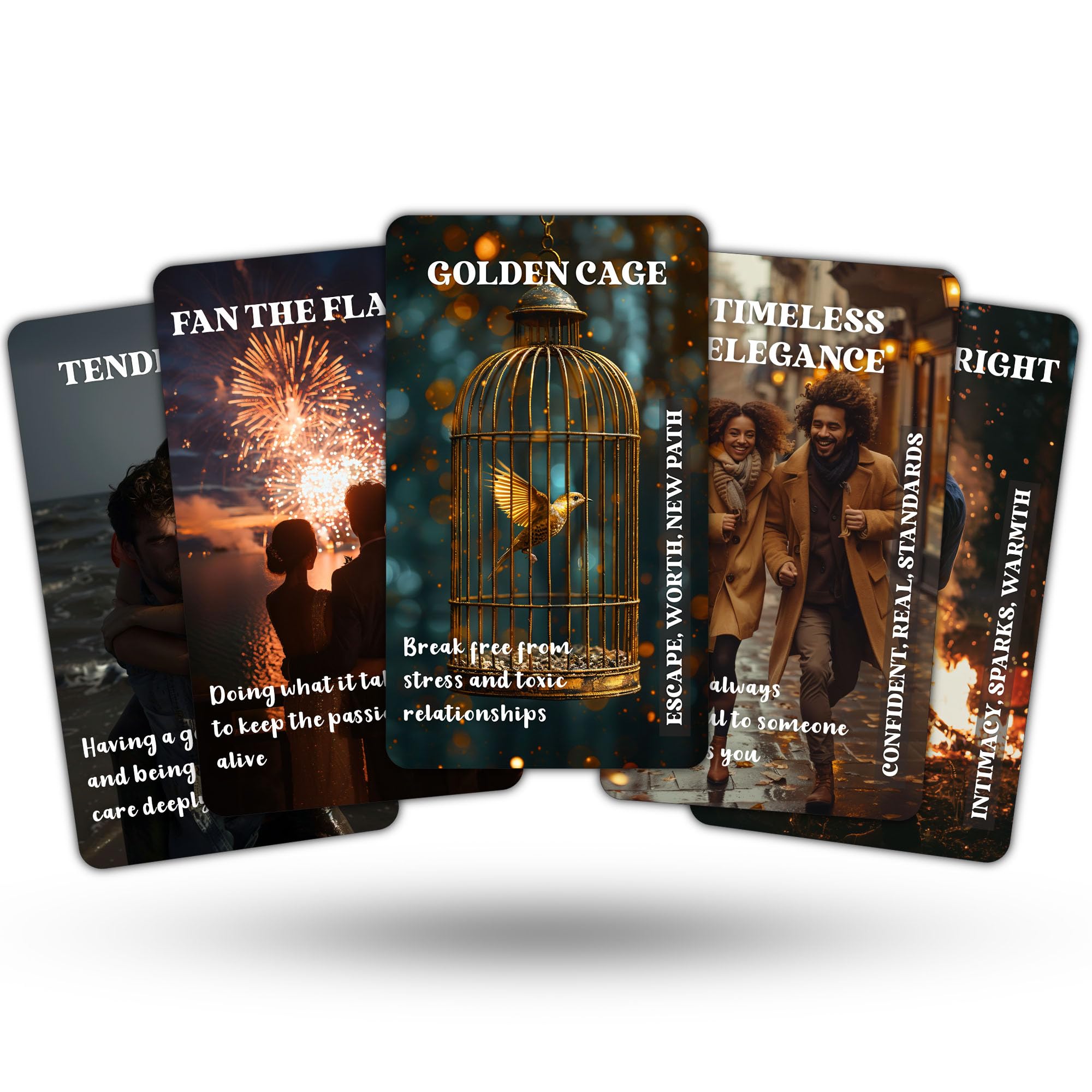 Snapklik.com : GZXINKE Love Tea Oracle Cards - Twin Flames & Soulmates Deck