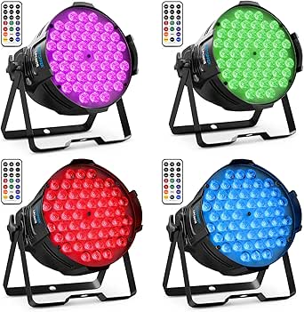 Amazon.com: BETOPPER LED Stage Light, 54x3W DJ Lights with Remote ...
