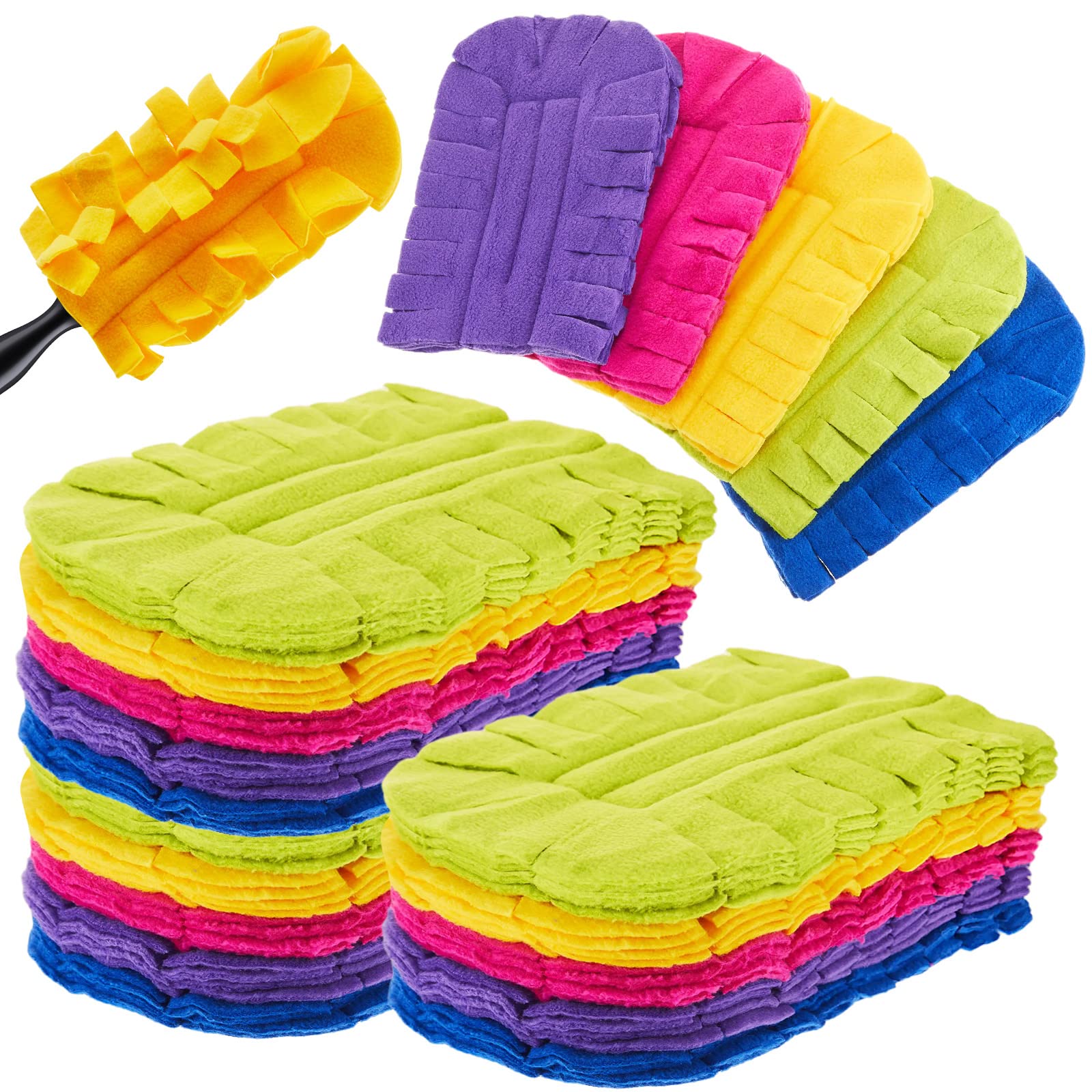 Amazon.com: Zubebe 20 Pcs Duster Refill Fleece Refills Hand Dusters ...