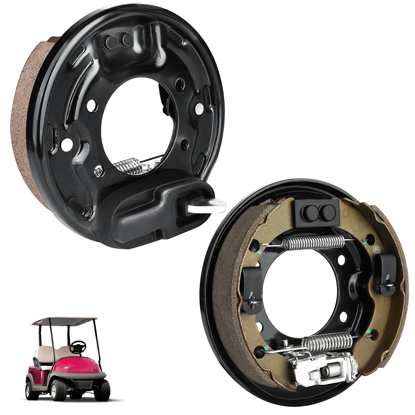 Club Car Brakes For Club Car Golf Cart Brake Drums & Shoes Spring Kit