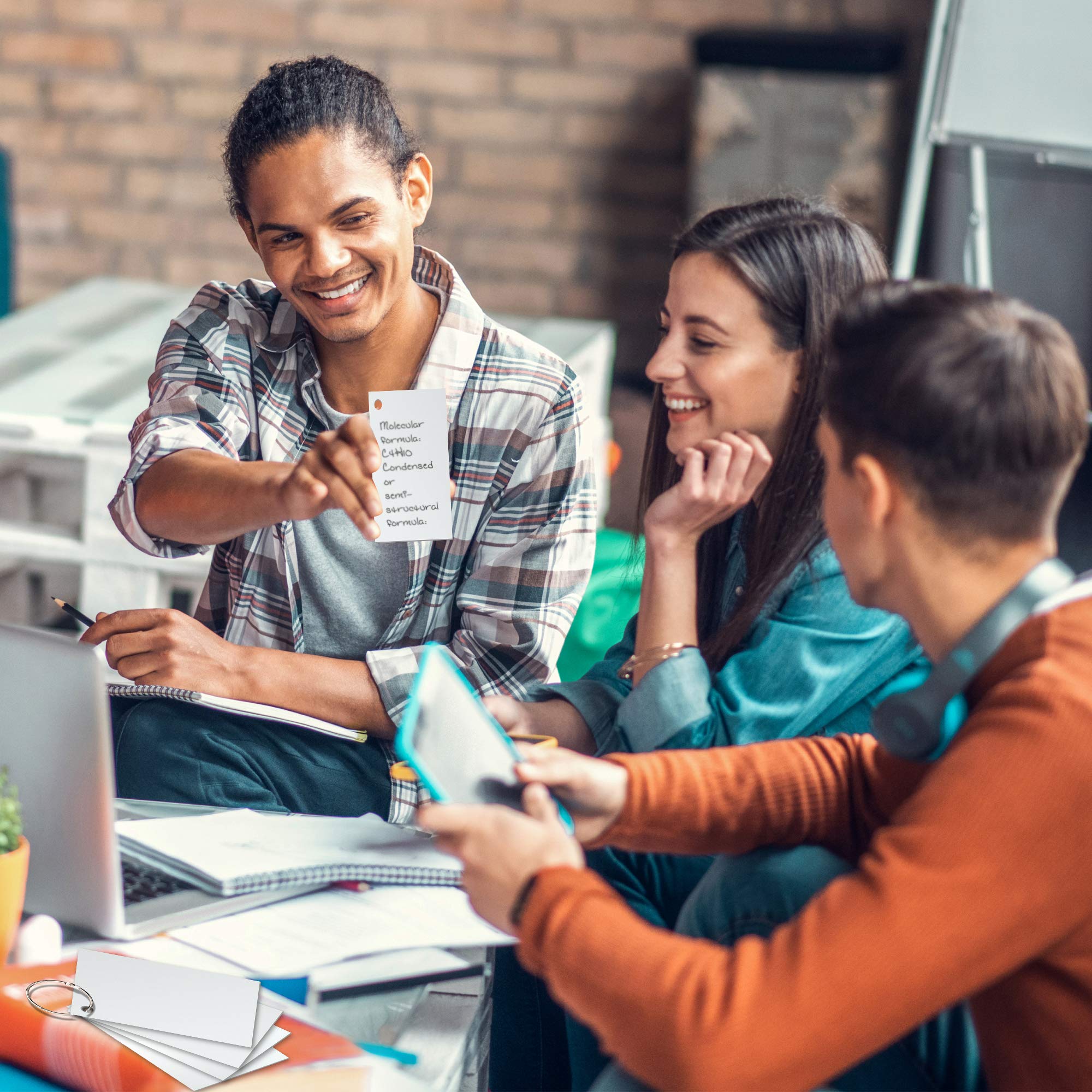 Snapklik.com : Blank Flash Cards For Studying - 2 X 3 Blank Index ...