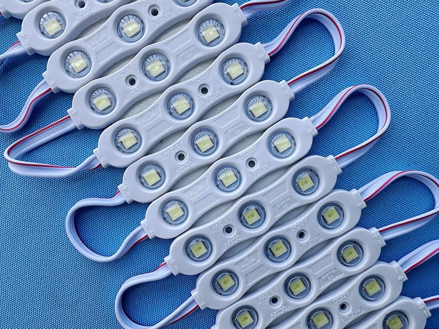 Amazon.com: 1000pcs with Lens Aluminum PCB LED Light Module Injection ...