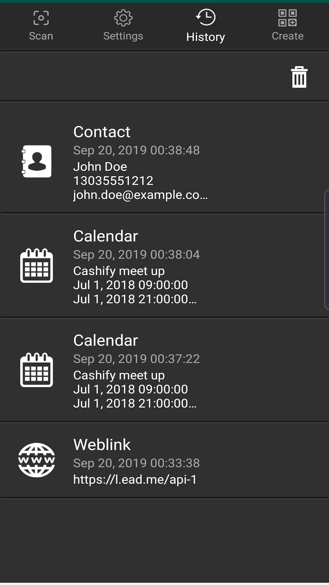 Omicron QR - Barcode Scanner and QR Generator - App on Amazon Appstore