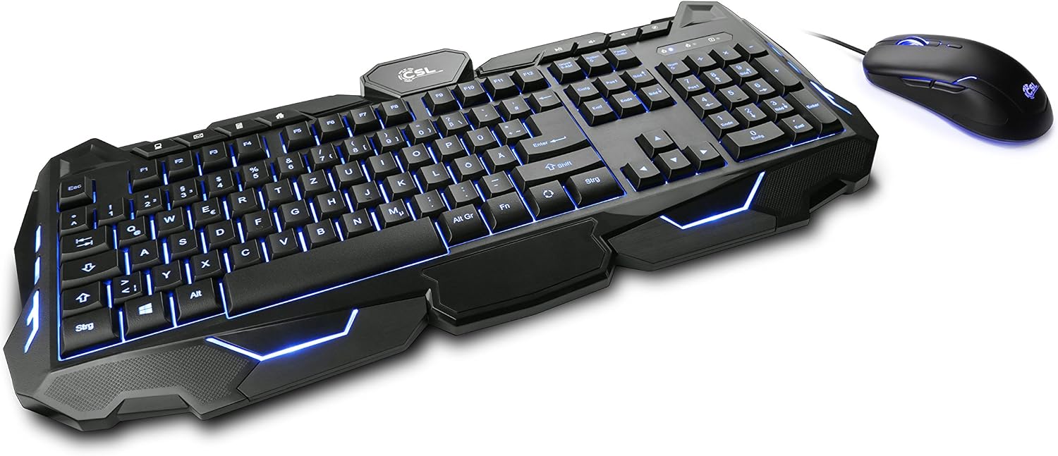 CSL Morpheus - Gaming Tastatur & Maus Set | LED-Beleuchtung | RGB ...