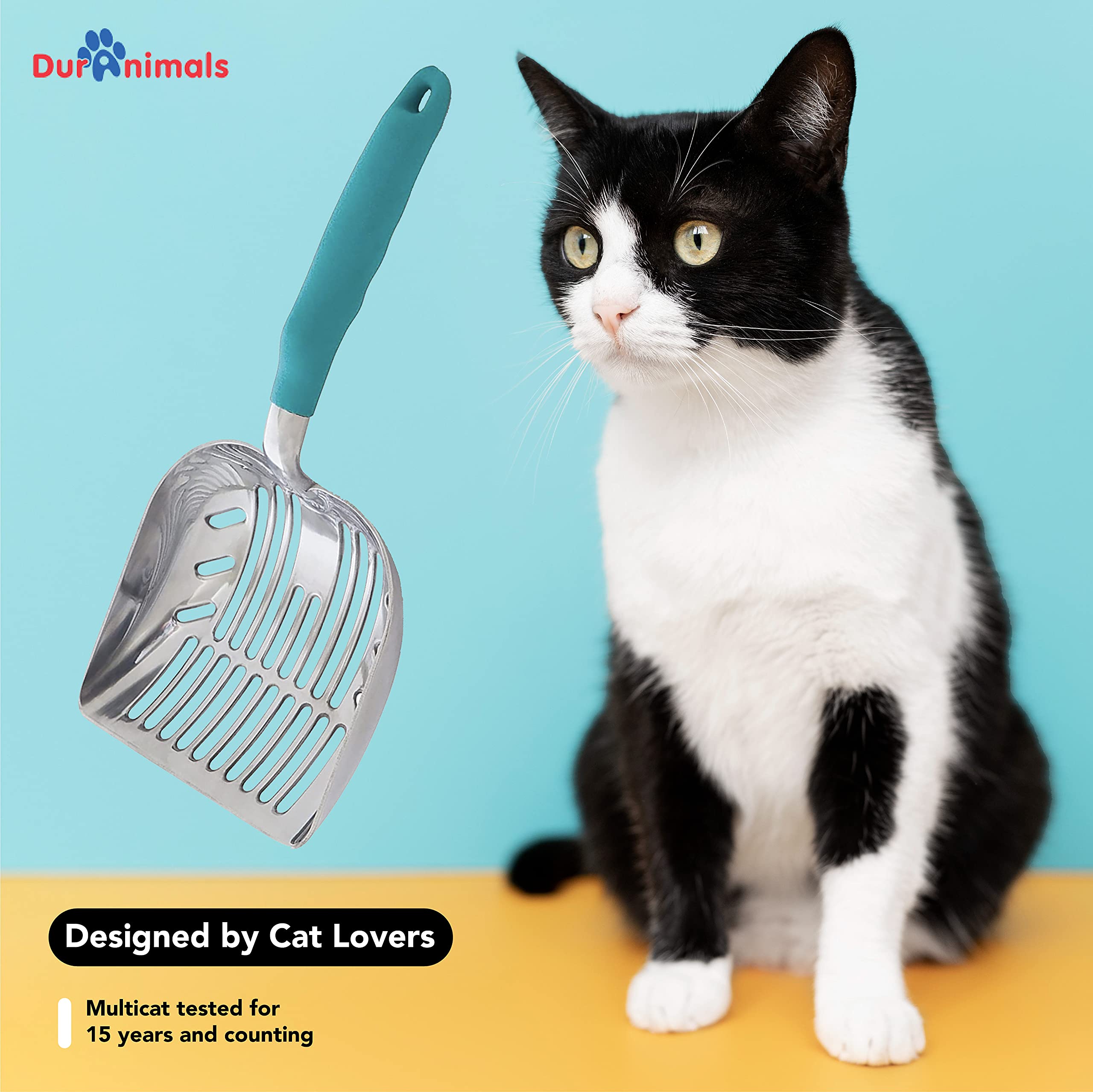 Snapklik.com : Premium Multicat Cat Litter ScoopSolid MetalLitter Box ...