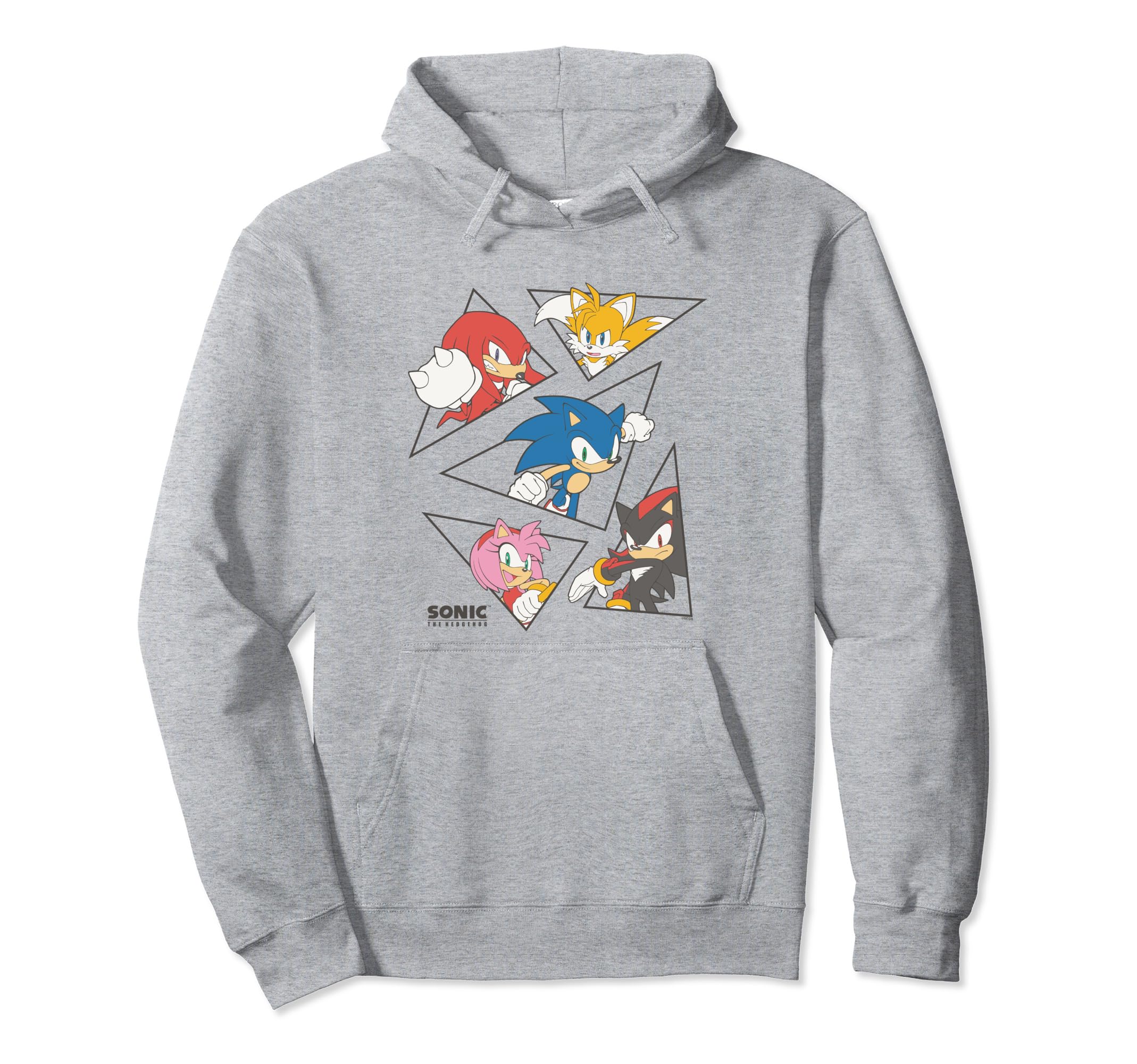 Amazon.com: Sonic The Hedgehog Main Characters Triangle Portraits Retro ...