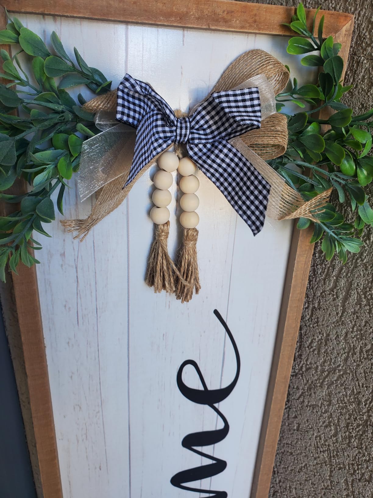 $10/mo - Finance Welcome Sign for Front Porch Standing 45"X9" Large ...