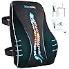 Lofty Aim Lumbar Support Pillow for Office Chair, Ergonomic Memory Foam Lumbar Cushion for Back ...
