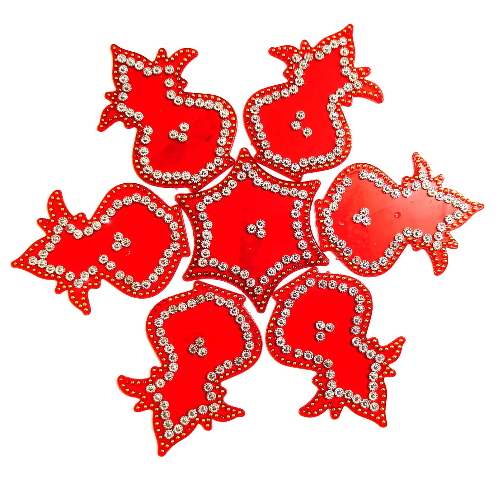 Buy Buyent Kalash Rangoli Stickers for Floor Waterproof Acrylic Sticker ...