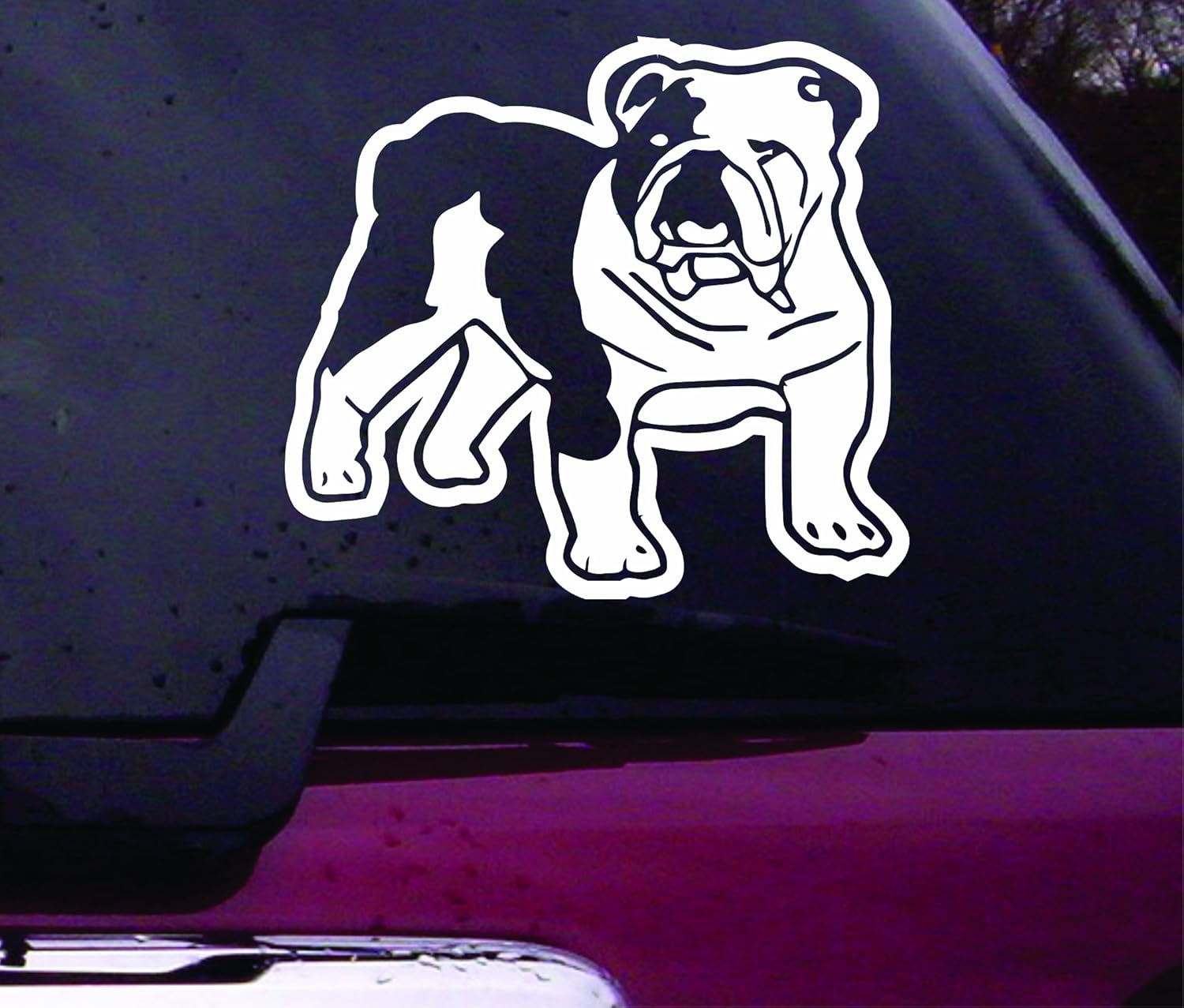 Amazon.com: Bulldog Decal Sticker Vinyl Decal Sticker Art Graphic ...