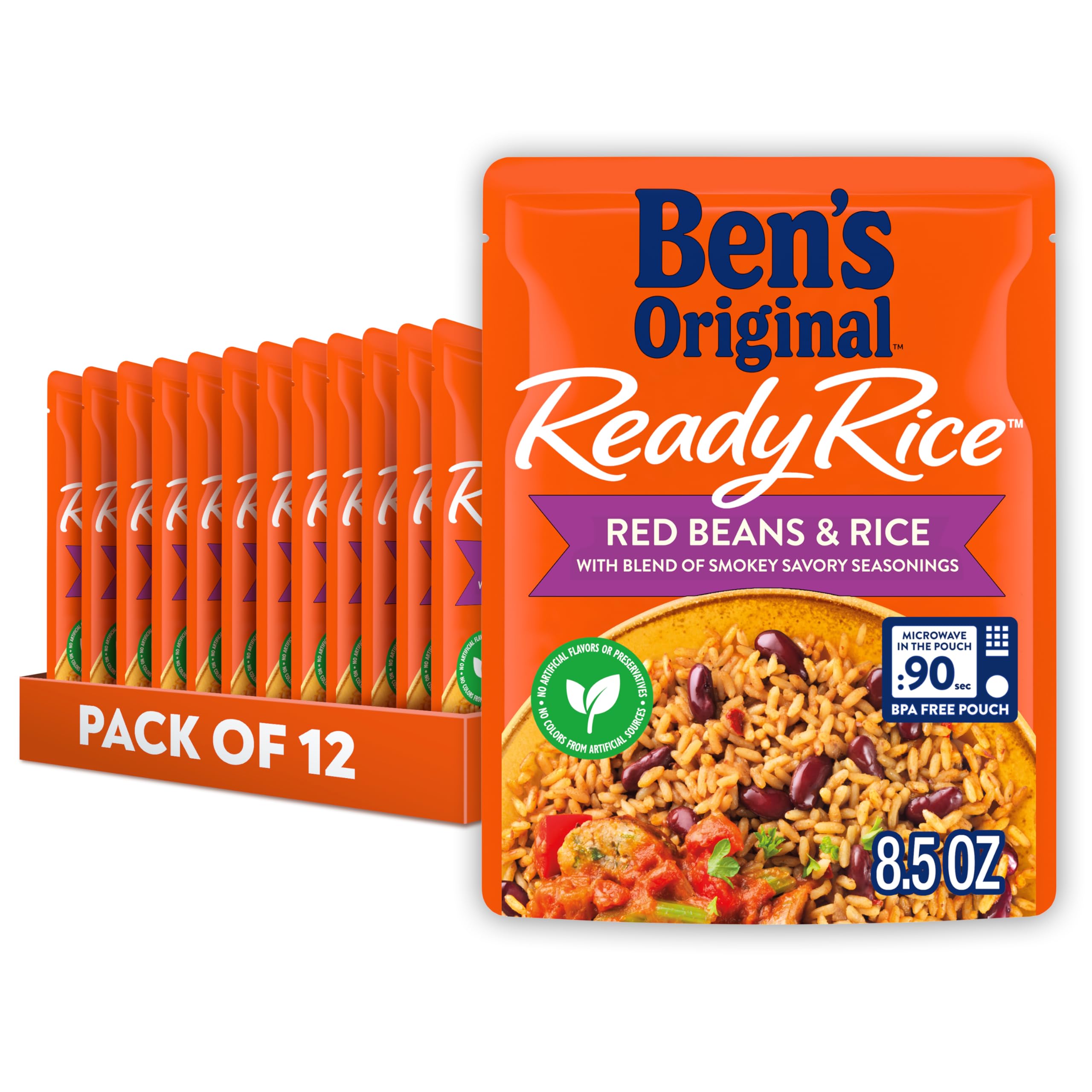 Buy BEN'S ORIGINAL Ready Rice Red Beans and Rice, Easy Flavored Rice ...