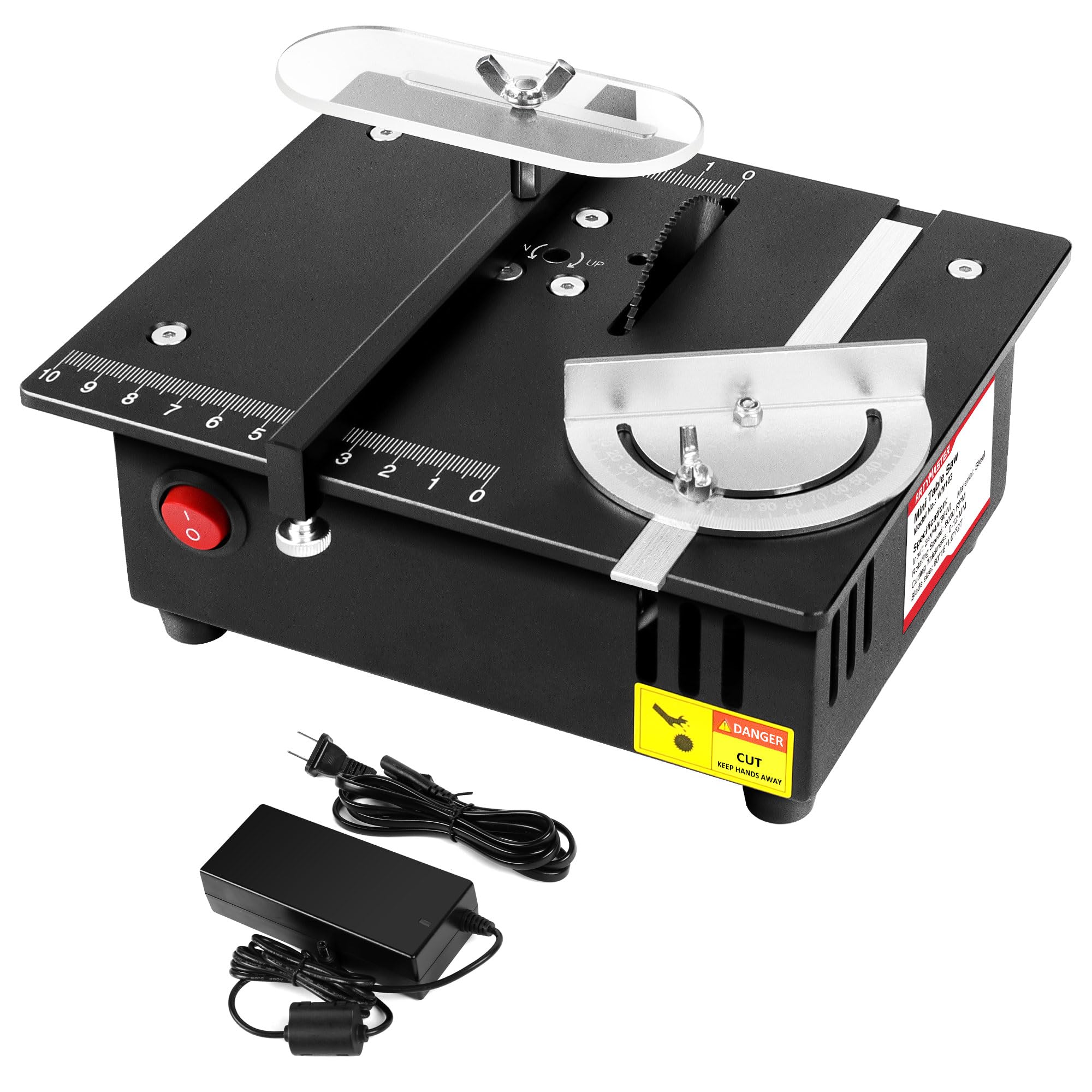 ArtyMaster Mini Table Saw, WM103 Craft Table Saw for Small Wood Project ...