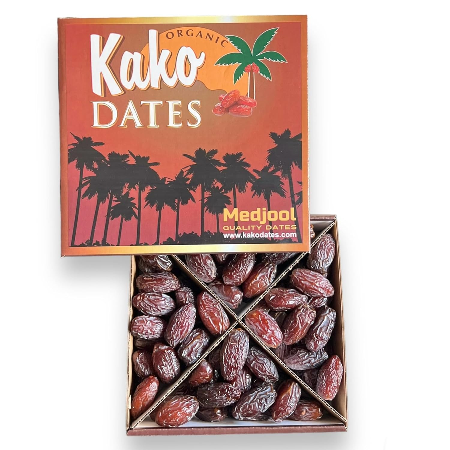 Amazon.com: Kako Dates - Quality Whole Medjool Dates 5 Pounds Box ...