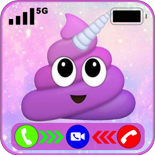 Incoming Video Call From Galaxy Poop Fake Video Voice Call & Texting ...