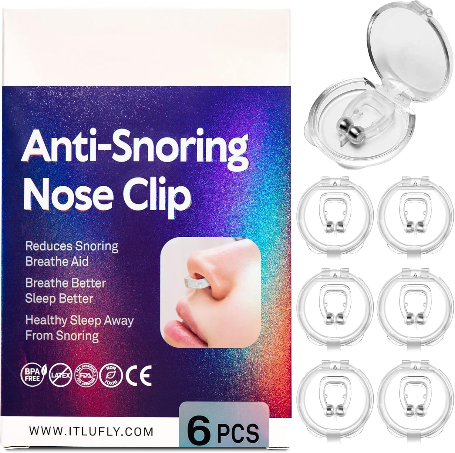Amazon.com: Anti Snoring Devices with Adjustable Magnet: Silicone ...