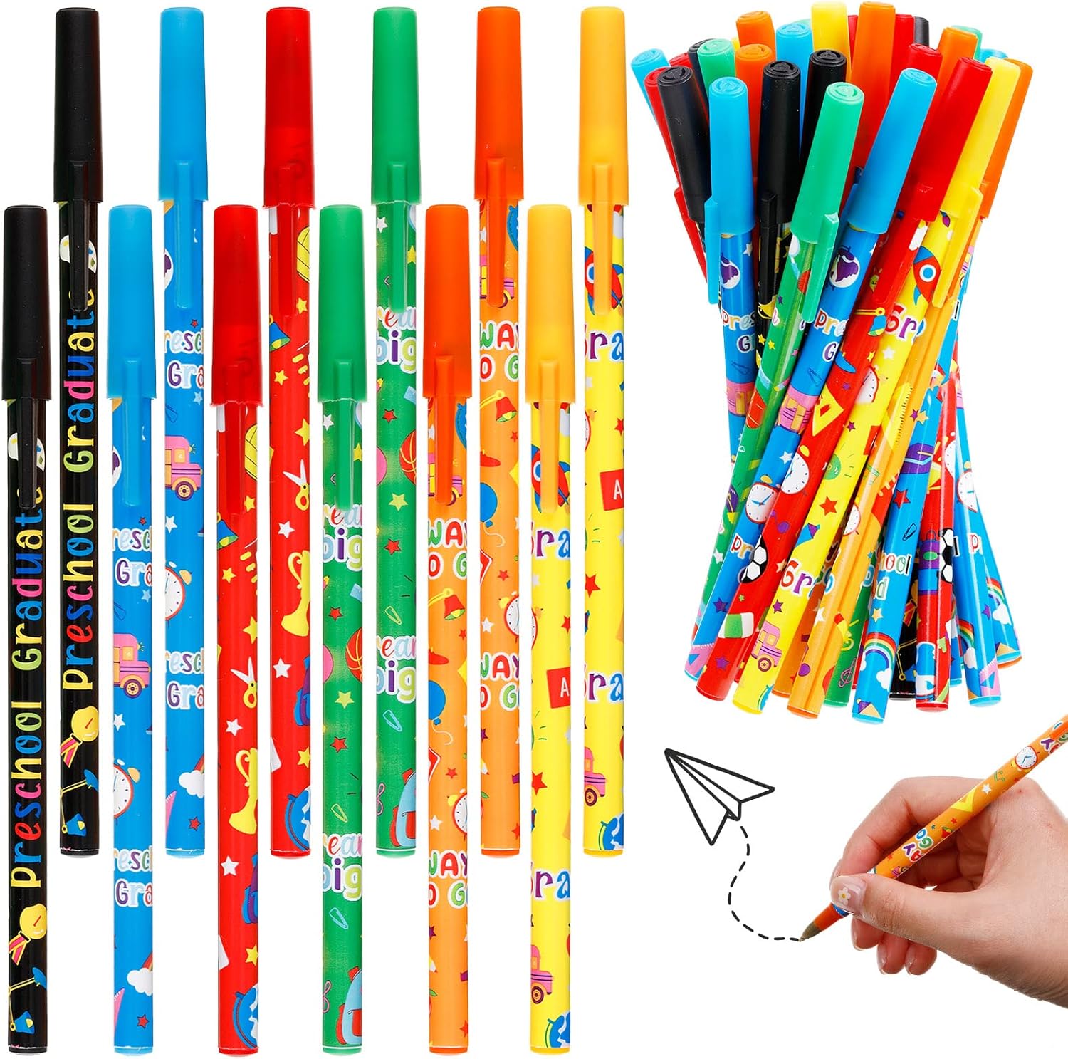 Amazon.com : Ctosree Preschool Graduation Ballpoint Pen for Kid ...