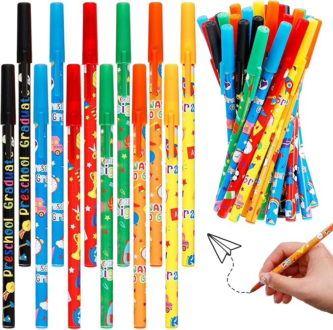 Amazon.com : Ctosree Preschool Graduation Ballpoint Pen for Kid ...